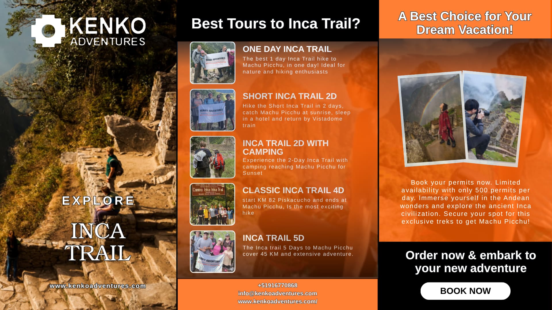 Inca Trail Treks | Kenko Adventures